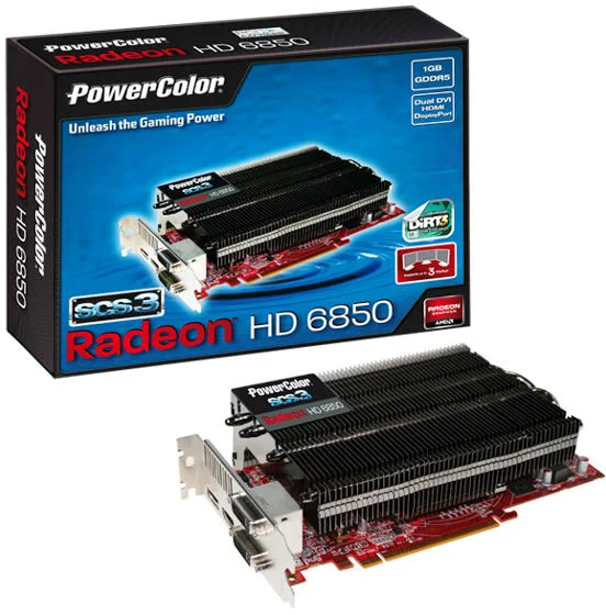 Grafická karta PowerColor ATI HD 6850 SCS3 silent 1GB DDR5, 2xDVI, HDMI ...