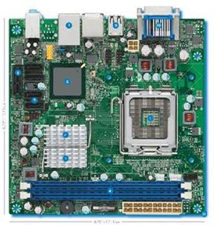 Intel Eklo DQ45EK s775, DDR2, SATA2, VGA (DVI), GLAN, mini-ITX (BLKDQ45EK) | TSBOHEMIA.CZ