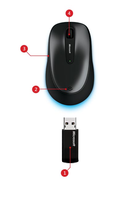 MICROSOFT Wireless Mouse 2000 (36D-00012) | TSBOHEMIA.CZ MICROSOFT Wireless Mouse 2000 (36D-00012) | TSBOHEMIA.CZ