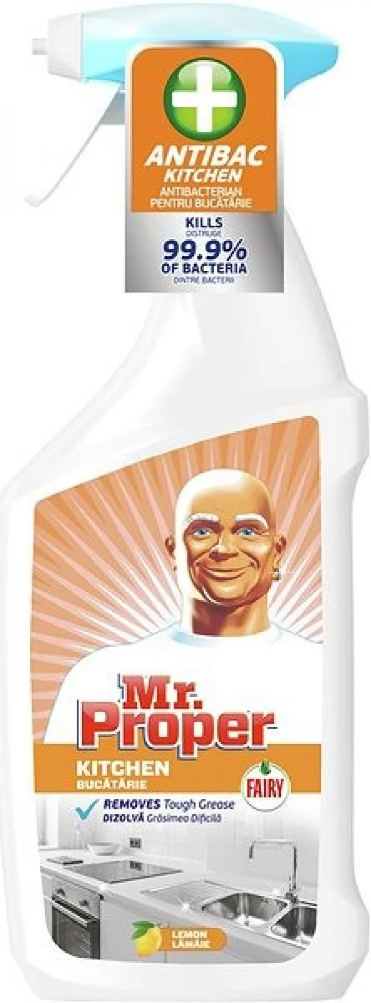 Mr. Proper Kitchen Čisticí Antibakteriální Sprej, 750 ml (8006540151310 ...