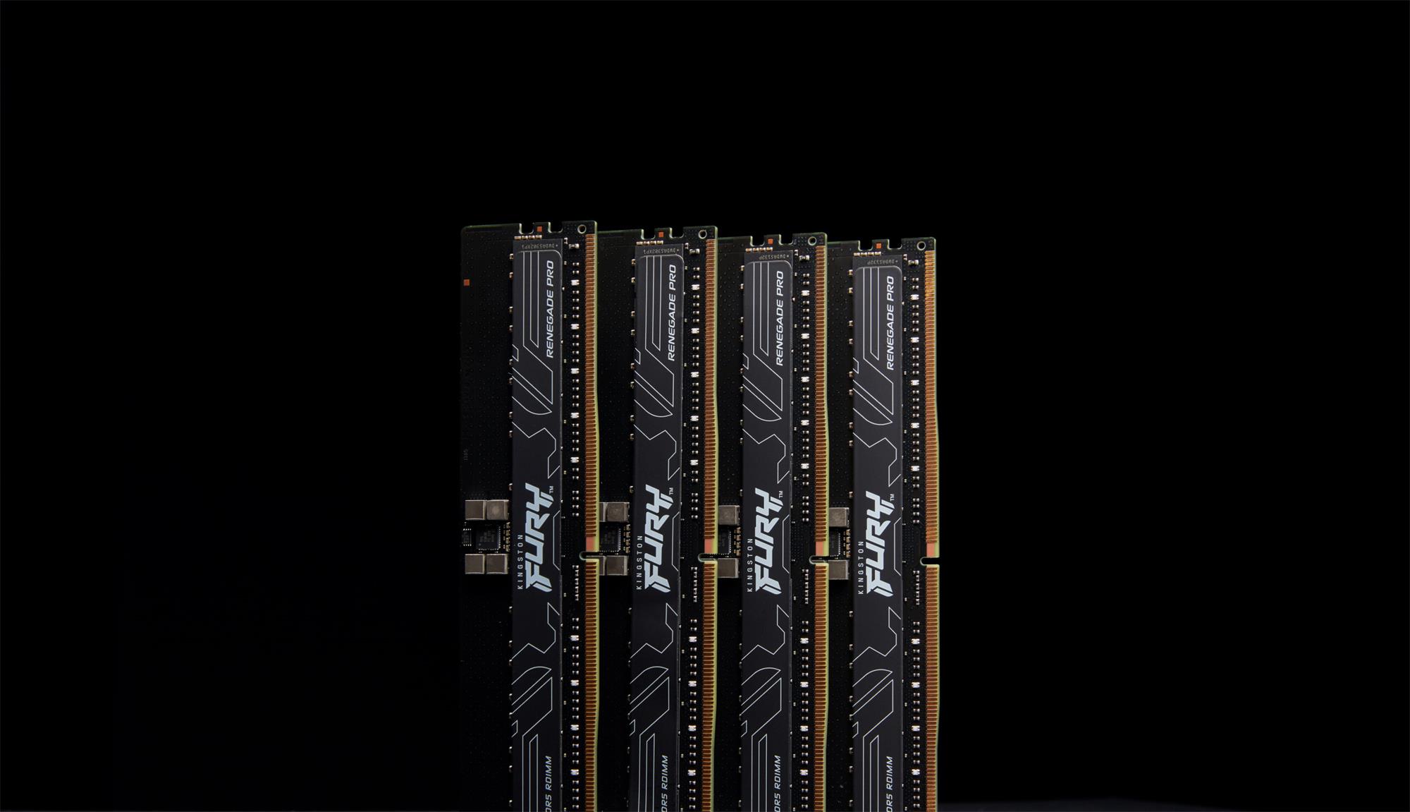 Paměť Kingston FURY™ Renegade Pro DDR5 RDIMM 128GB 4800MHz (Kit 4x32GB) (KF548R36RBK4-128 ...