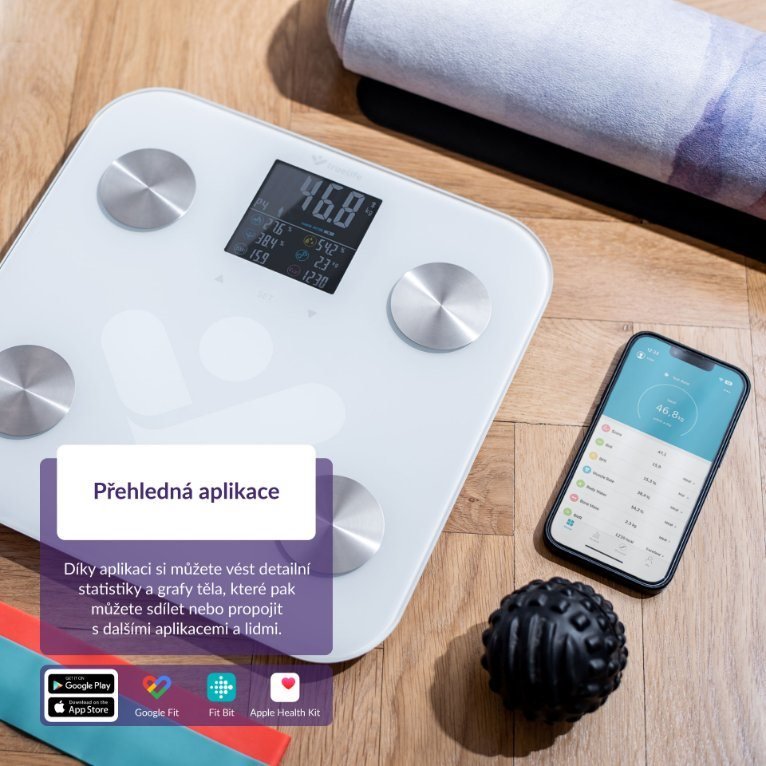 TrueLife FitScale W7 BT biela (8594175358513) | TSBOHEMIA.SK